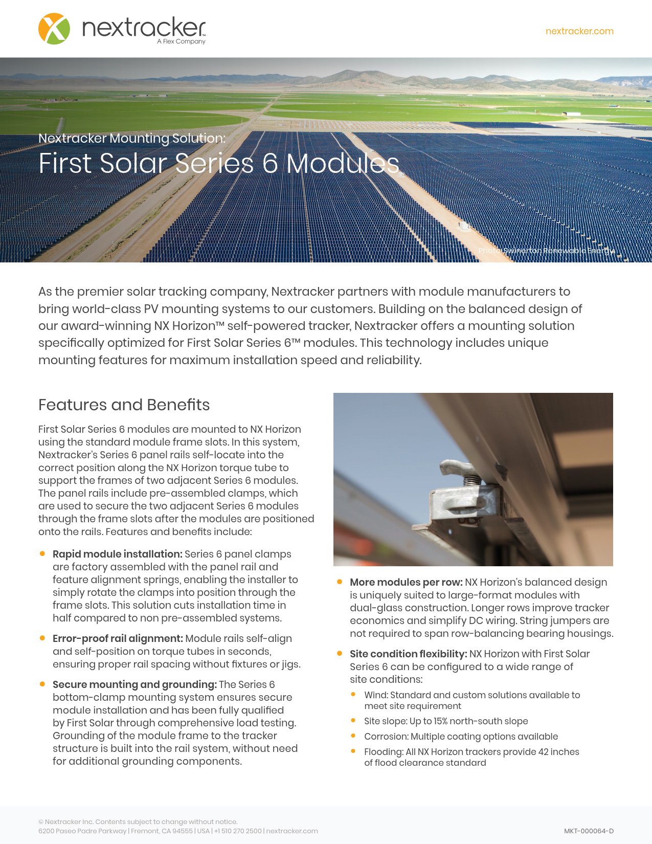 NEXTracker and First Solar Team Up